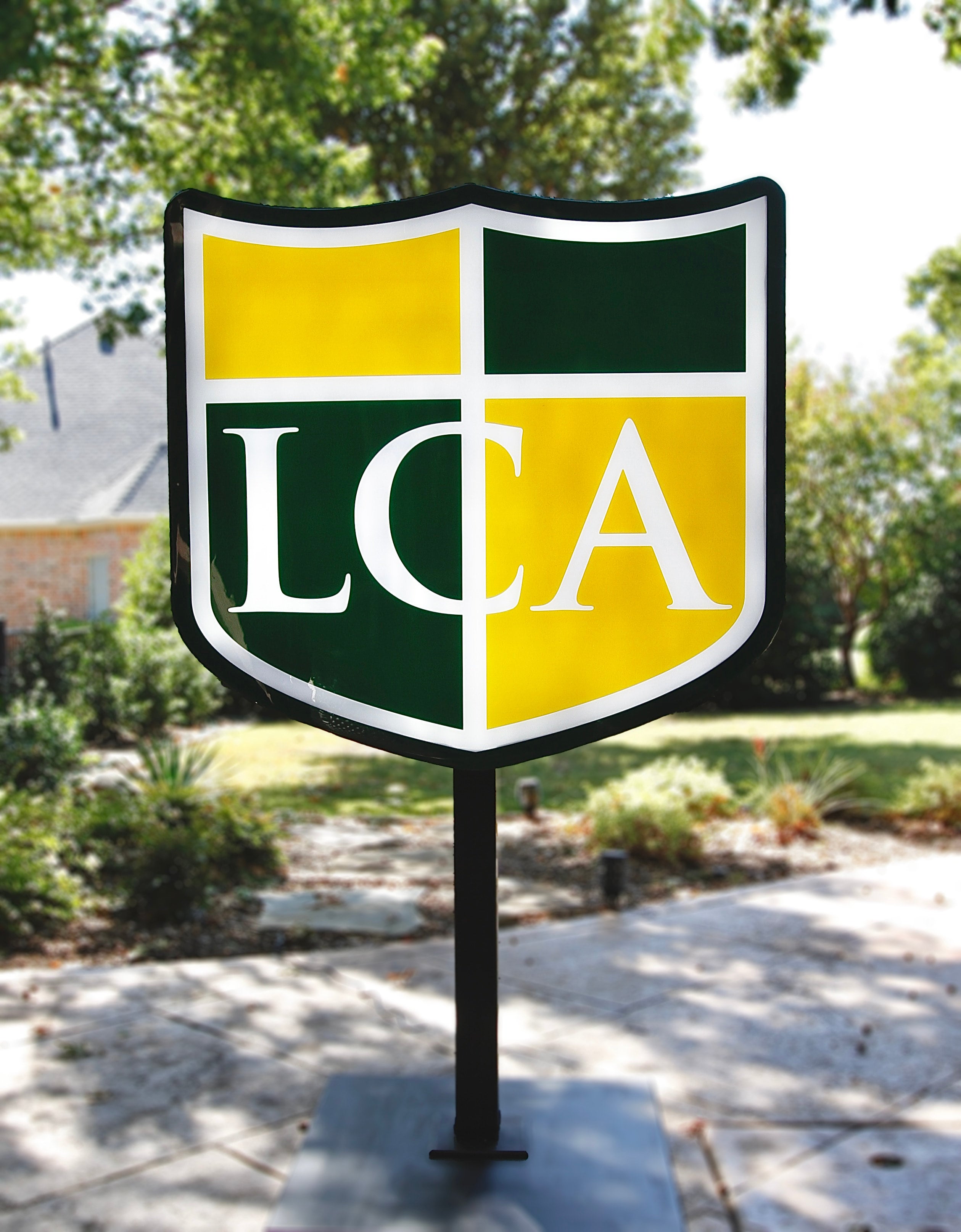 Custom 4' LED Backlit LOGO Sign | Signs by Julie